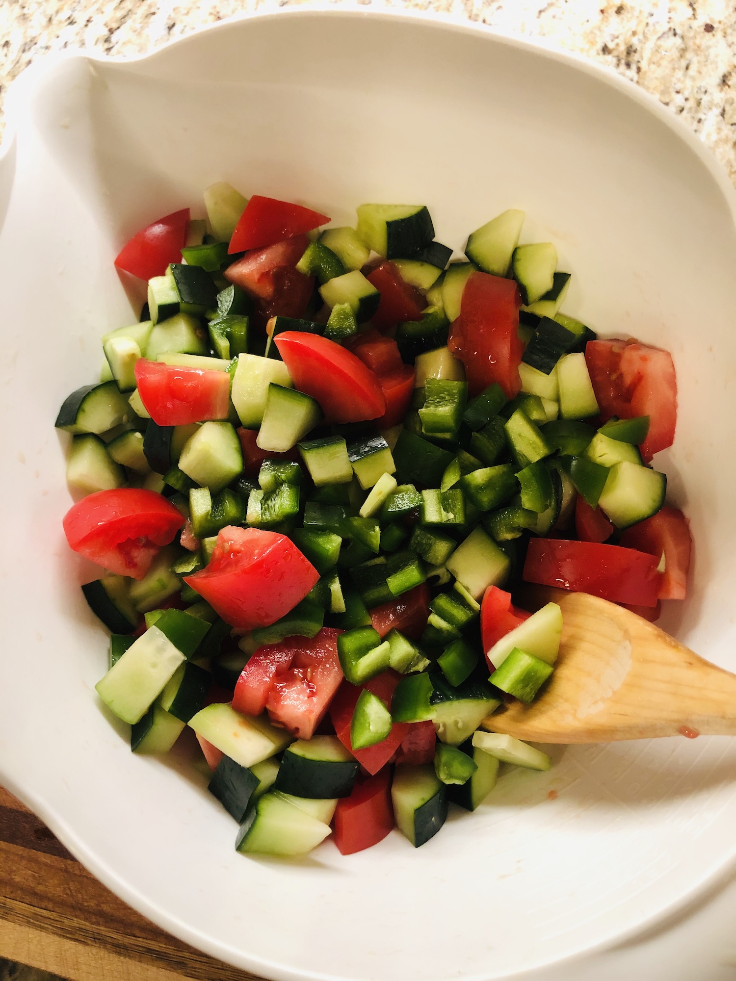 Shopska Salad - The Bulgarian national salad - Feastern Europe - Recipe